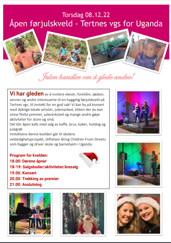 Førjulskveld for Uganda